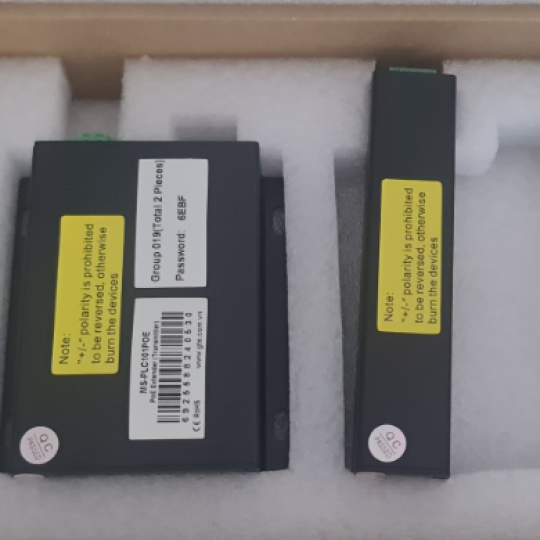 Bộ chuyển đổi tín hiệu mạng PoE qua cáp 2 sợi song hành MS-PLC101POE