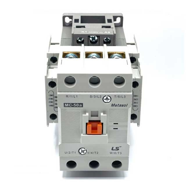 Contactor LS MC-50a 220V 50A 22kW 2NC+2NO